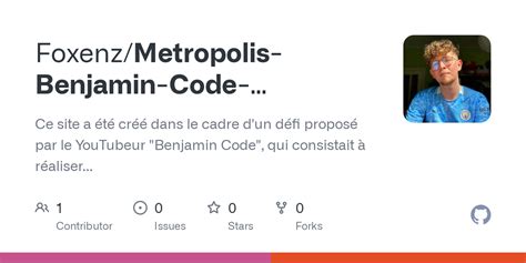 Github Foxenzmetropolis Benjamin Code Challenge