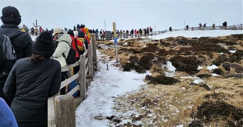 한라산 새해 해돋이 정상등반 예약 과열