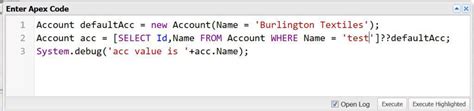 Null Coalescing Operator In Salesforce
