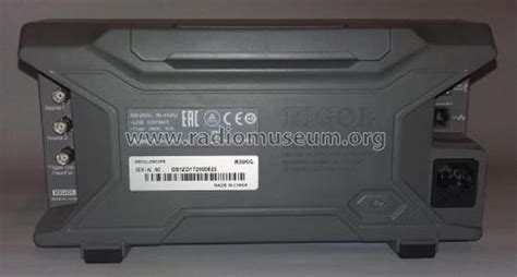 Oscilloscope Osciloscopio Equipment Rigol Technologies Radiomuseum