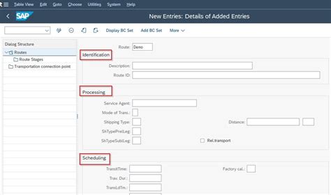 How To Define Routes And Stages In Sap