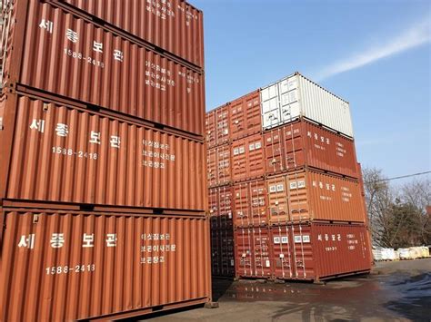배달용 컨테이너 적재 야드 입니다 갤러리 컨테이너보관 · 임대 강남물류