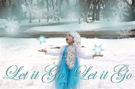 Frozen Elsa Let It GO All The Dresses Were Sold Out Or Over Priced So I Made This For My