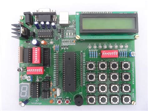 Pic16f877a Development Board With Onboard Usb Programmer