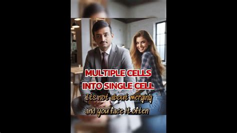 Copy Multiple Excel Cells Data Into Single Cell Youtube