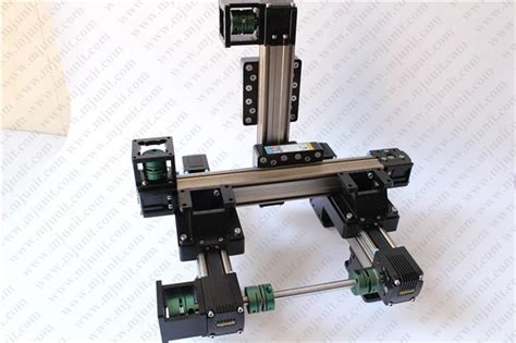 Mjunit 3 Axis Xyz Glue Dispensing Side Standing Synchronous Belt Sliding Table Linear Module