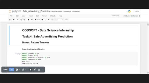 Faizan Tanveer On Linkedin Datascience Codsoft Codsoftinternship