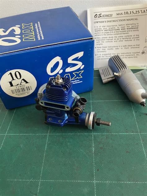 Os 10 La Series Glow Model Aero Engine With Silencer And Instructions Unrun And Unmounted Bamopro
