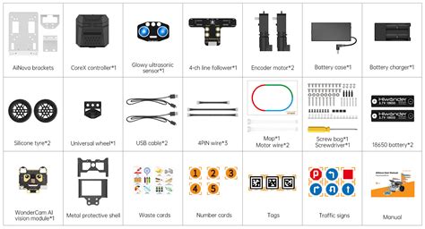 Hiwonder Ainova Intelligent Vision Robot Car Graphical Python Scratch