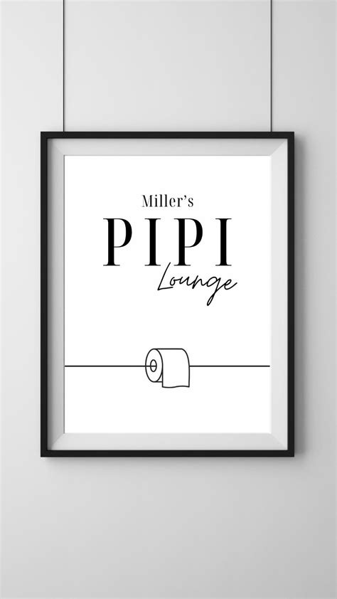 Poster Pipi Lounge Home Wall Art Instant Digital Print Bathroom Wall Decoration Etsy