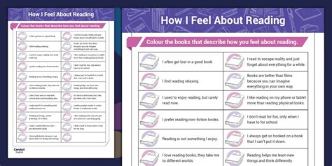 How I Feel About Reading Teacher Made Twinkl