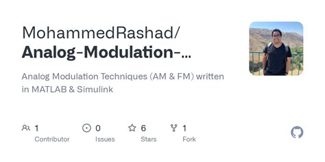 Github Mohammedrashadanalog Modulation Techniques Analog Modulation