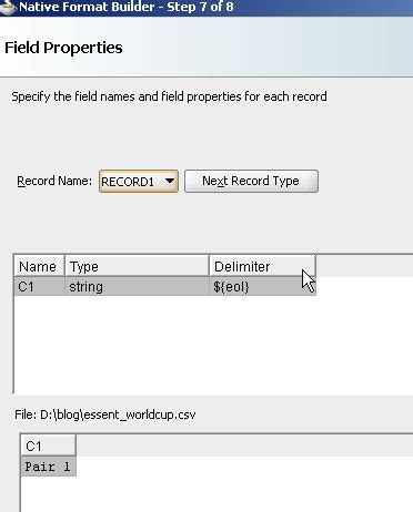 Oracle 11g SOA Suite Read Multi Record Data From Csv File With The File Adapter Master Detail