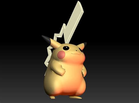 Pokemon Gigantamax Pikachu 3d Model 3d Printable Cgtrader