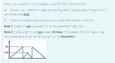 following waveform will be created using stm32