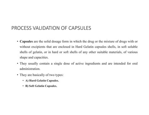Process Validation For Capsules Solid Dosage Formpdf