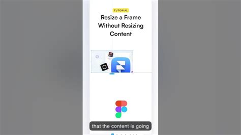 How Do I Resize A Frame Without Resizing Content In Figma Youtube