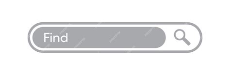 Premium Vector Simple Cursor Click On Outline Search Bar Concept Of