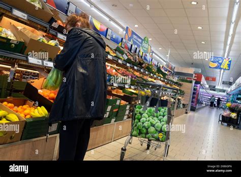 Inside Lidl Store Supermarket Interior Hi Res Stock Photography And Images Alamy