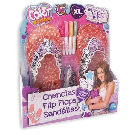 CIFE COLOR ME MINE VIOLETTA TONGS Soft Jouets
