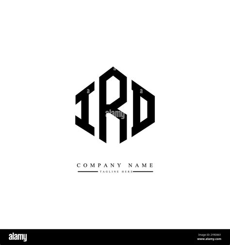 Ird Letter Logo Design With Polygon Shape Ird Polygon And Cube Shape Logo Design Ird Hexagon