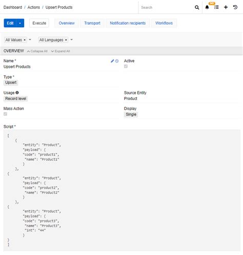 workflows atrocore help center