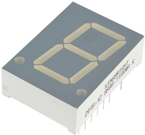 SA RT Segment Display Red Mm Common Anode At Reichelt