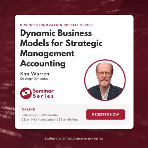 Dynamic Business Models For Strategic Management Accounting System Dynamics Society