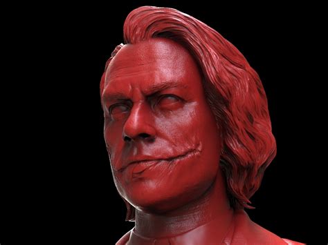 Stl File Joker Heath Ledger Bust 🃏・3d Printable Design To Download・cults