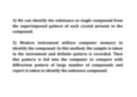 Solution Applications Of X Ray Diffraction Studypool