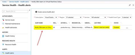configure service health alerts using azure service health part 2