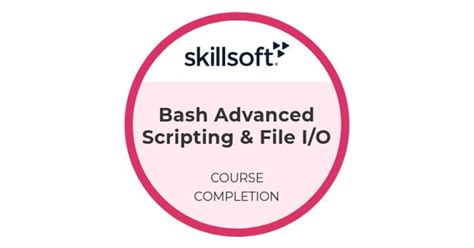Yasin Mulla On Linkedin Bash Advanced Scripting And File Io • Yasin Mulla • Skillsoft® Digital