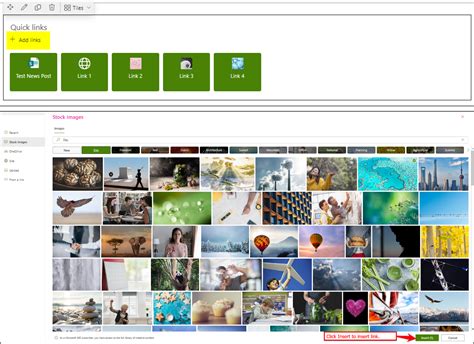 Quick Links Web Part In Sharepoint Online