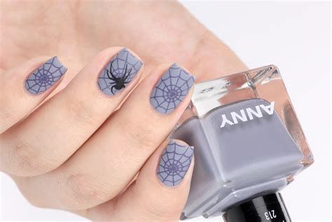 Spider Nails Halloween Nailart Mit Spinnen Frischlackiertde Mein