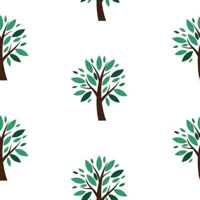 Seamless Tree Pattern Vector Art Icons And Graphics For Free Download