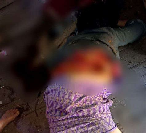 ဂွမြို့နယ်၊ ကျိန္တလီမြို့ကို စစ်တပ်က လေကြောင်းဖြင့် ဗုံးကျဲမှု အသက် ၃ နှစ်အရွယ် ကလေးနှင့် မိခင်ဖ