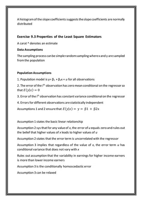 Notes For Introduction To Econometrics Ecmt 1020 Statistics B