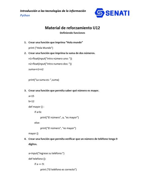 Material De Reforzamiento U12 Boris Zapata Pdf Python Lenguaje De Programación