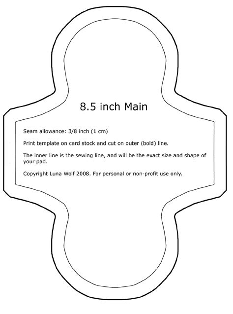 Panty Liner Pattern At Kenneth Hightower Blog