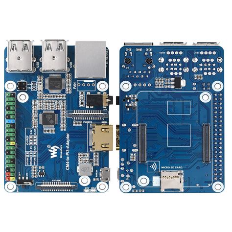 树莓派cm4转3b 4b扩展板cm4 To Pi3 Adapter Io底板
