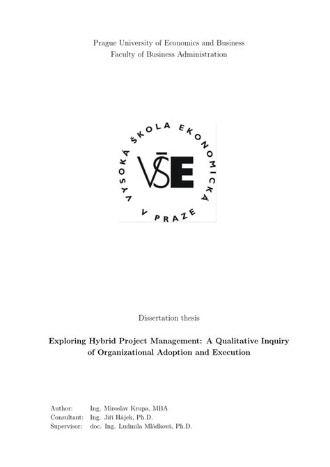 Pdf Exploring Hybrid Project Management A Qualitative Inquiry Of Organizational Adoption And