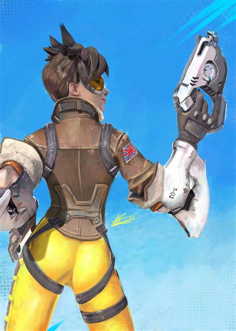 Artstation Tracer Overwatch