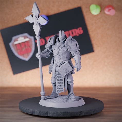 Templar Holy Warrior Miniature Paladin Cleric Dungeons And Dragons Mini Rpg Tabletop Miniature Templar Holy Warrior Miniature Paladin Cleric Dungeons And Dragons Mini Rpg Tabletop Miniature