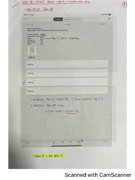 Perf Class A Use Data With Calc By Pdf