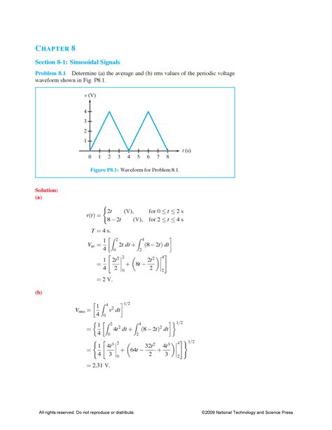 8장 Ulaby Circuit Problem Solution Chapter 8 Practice Problem