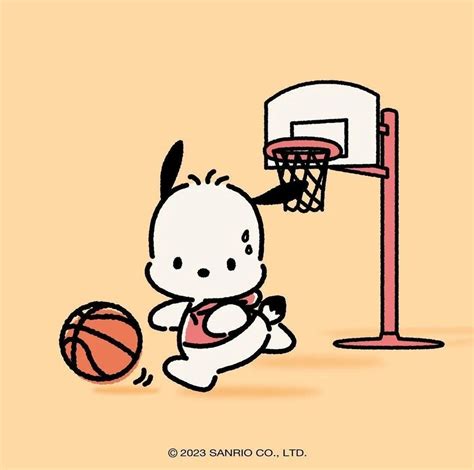 Pochacco 💗 Pochacco Basketball Pochacco Volleyball Sanrio Pochacco