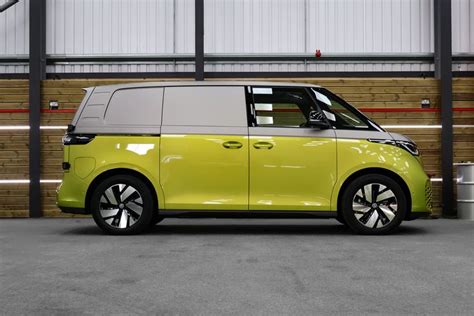 Vw Id Buzz Cargo Lime Green Electric Vehicle