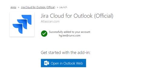 Jira Cloud Microsoft Outlook에서 이슈 생성issue Create 하기 Curvc Devops Confluence Dc
