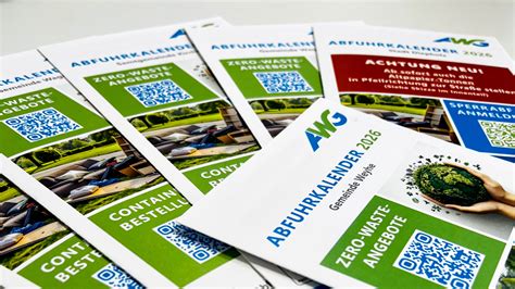 Abfuhrkalender 2026 Alle Ausgabestellen Im Überblick Awg