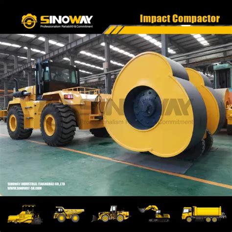Impact Compaction Roller 3 Sided High Energy Compactor Roller Rapid Impact Roller And Dynamic